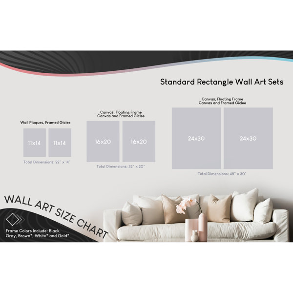 Ophelia & Co. Follow the Sun Flowers 2 PC Framed Giclee Art Set by ...