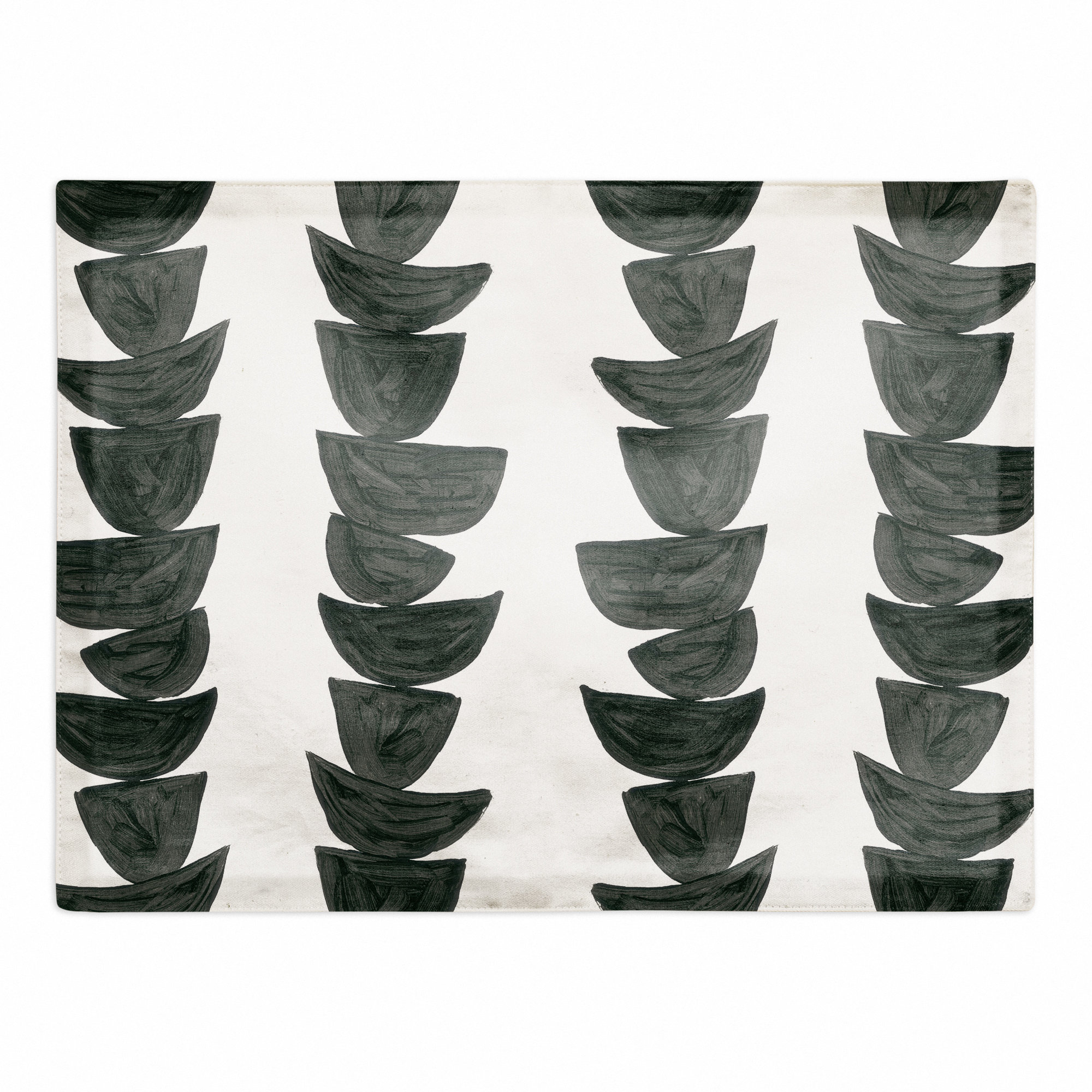 Brayden Studio Monochromatic Stacked Bowls Outdoor Placemat - Wayfair ...