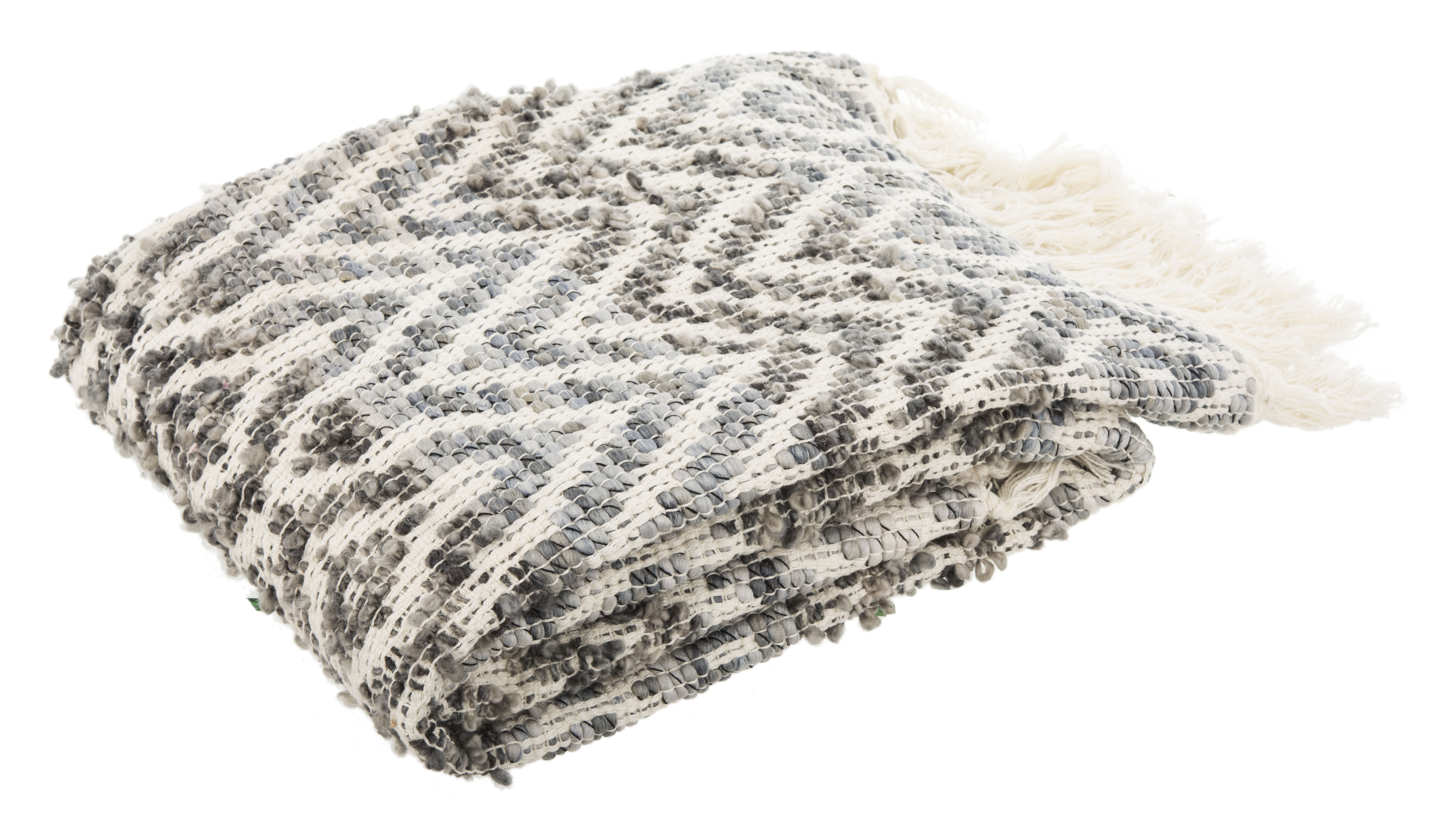 Safavieh Santi Fringe Cotton Blanket & Reviews | Wayfair
