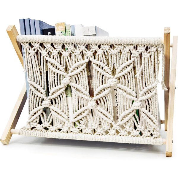 Red Barrel Studio® Toyana Wood Free Standing Magazine Rack | Wayfair