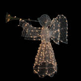 The Holiday Aisle® Angel Christmas Decoration Lighted Display & Reviews ...
