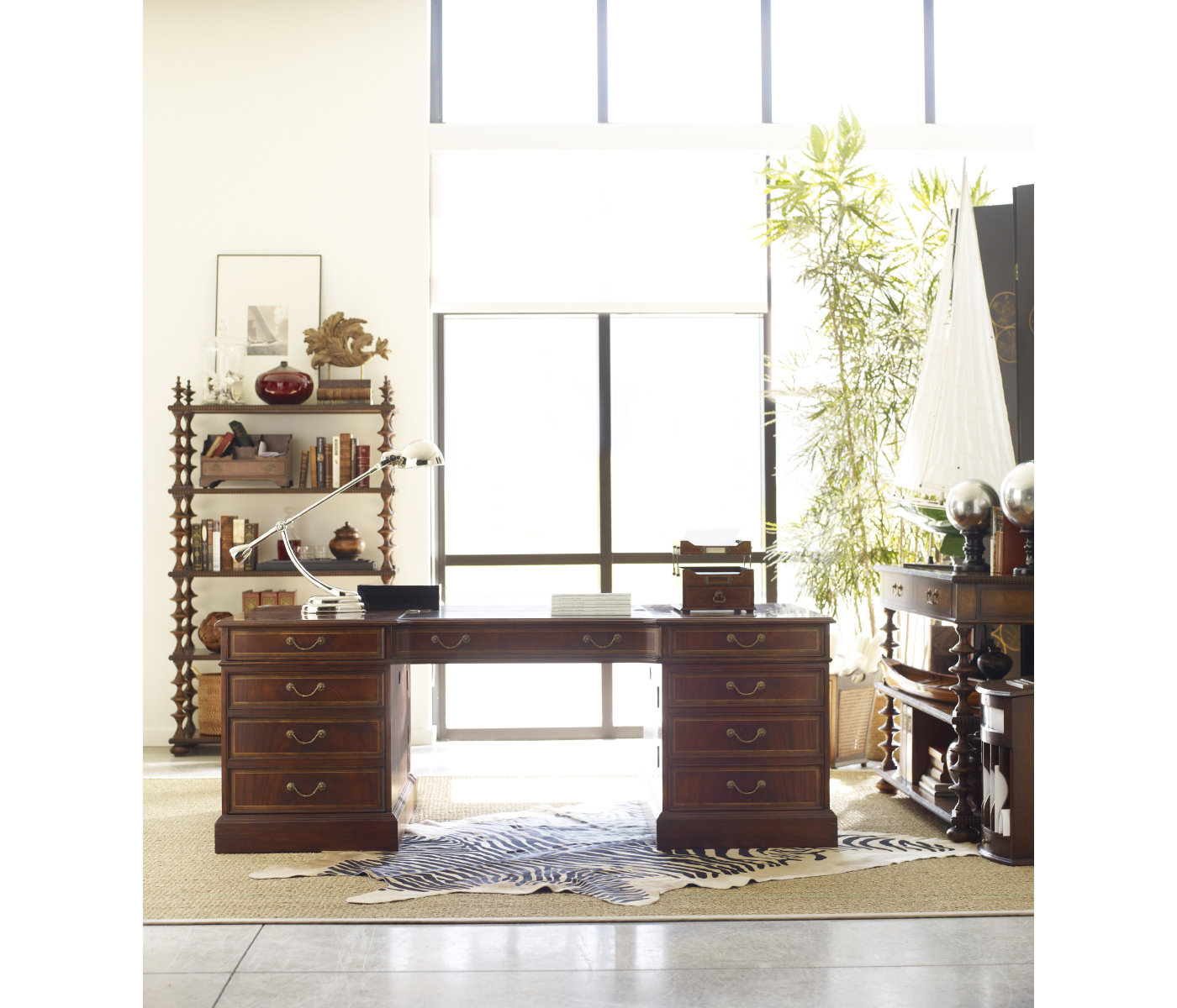 Jonathan Charles Fine Furniture Buckingham Solid Wood Desk | Wayfair