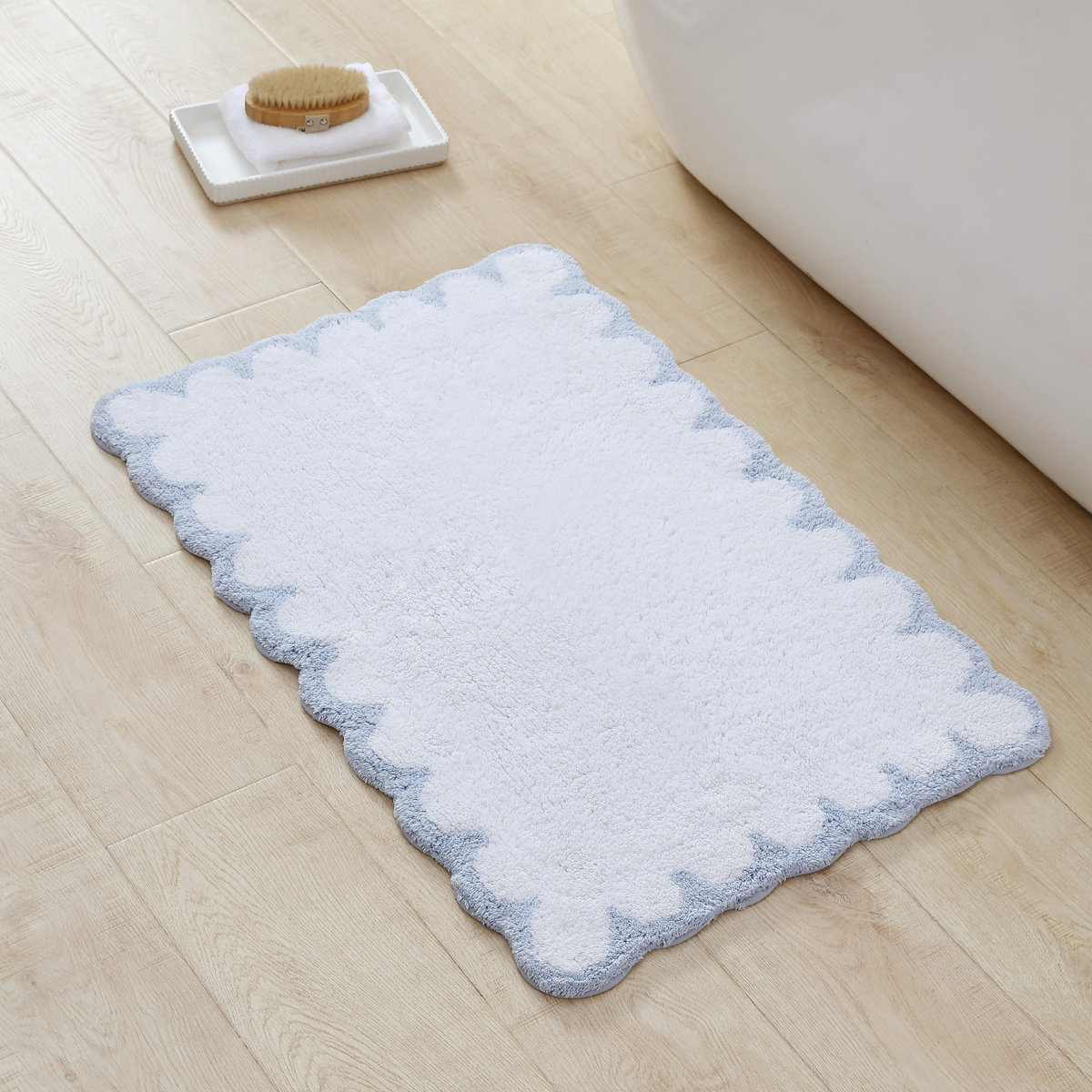 Peri Home Scallop Bath Rug & Reviews - Wayfair Canada
