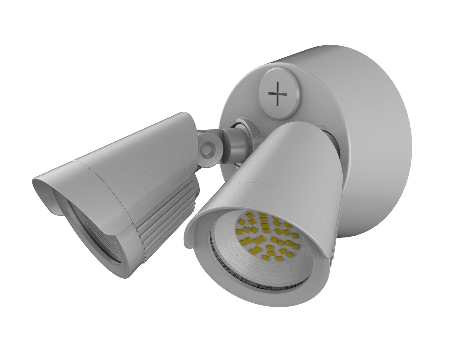 Wrought Studio™ Johntae 5'' Outdoor LED Sconce - Textured Grey | Wayfair