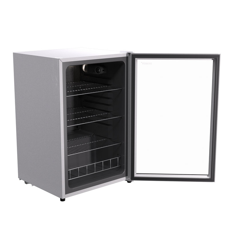 Husky 131L Beverage Refrigerator 4.6 Cu. ft. Freestanding Mini Fridge ...