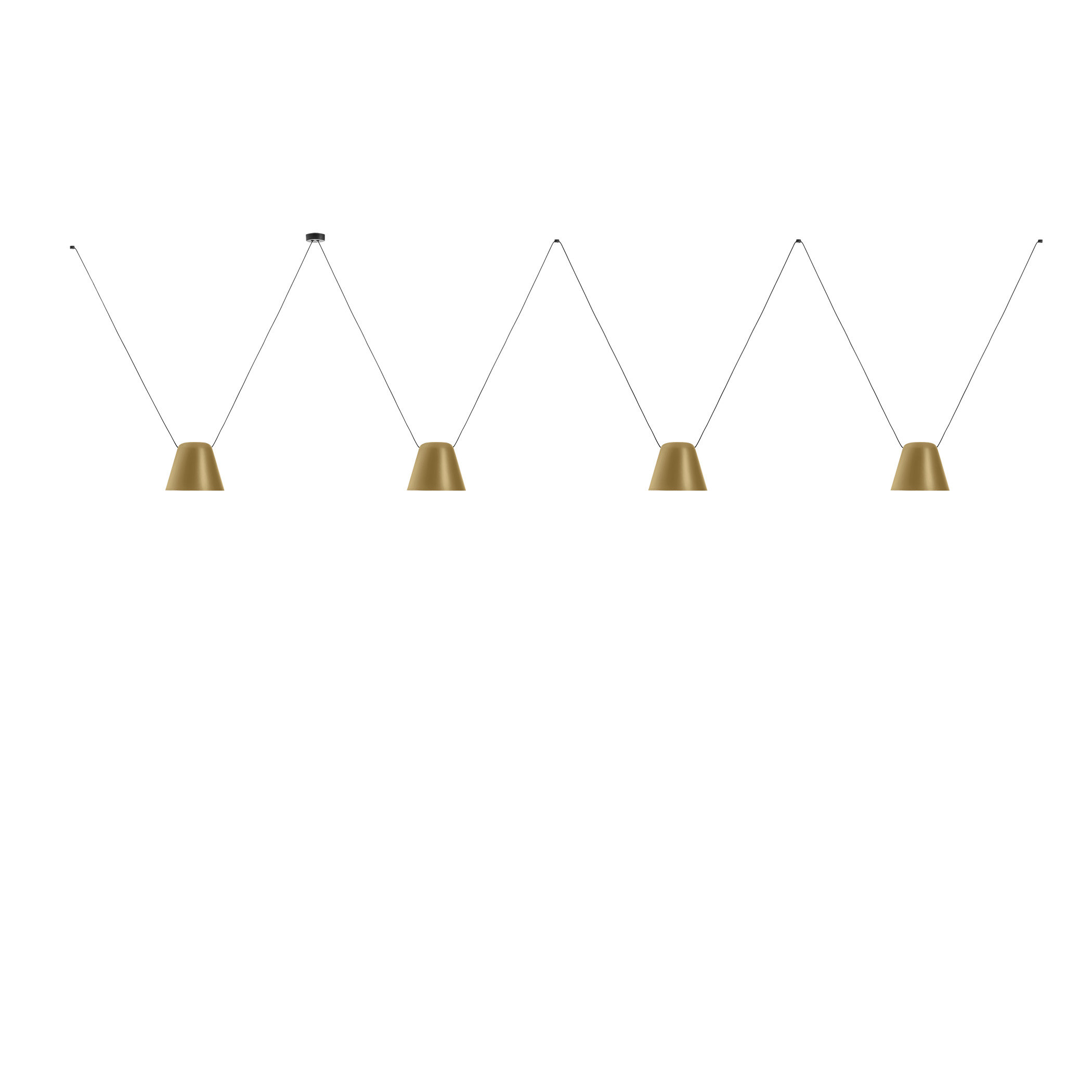 LedsC4 Attic Lateral Pendant Central Canopy Cable 4 Cone | Wayfair