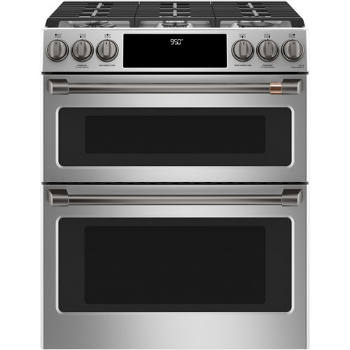 Café 30" 7 cu. ft. Smart Slide-in Dual Fuel Range with Griddle ...