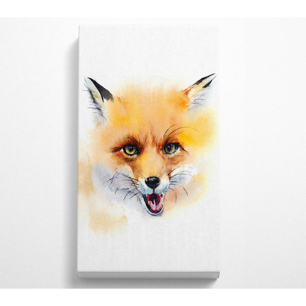 Ophelia & Co. Diedre Cheeky Fox - Wrapped Canvas Art Prints | Wayfair.co.uk
