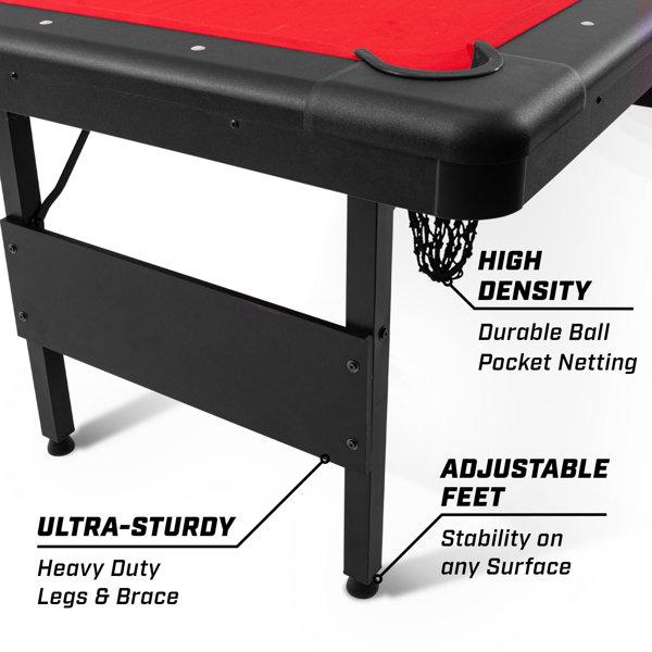 GoSports Mid-Size Billiards Game Table - Foldable Design & Reviews ...