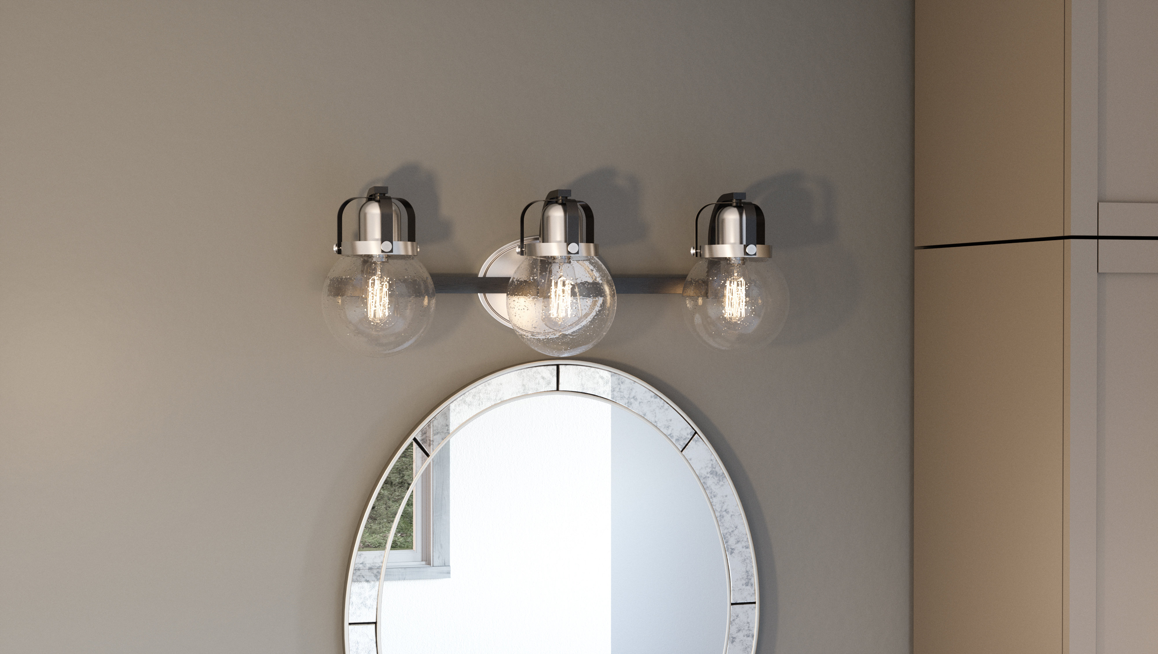 Breakwater Bay Dickert Dimmable Earth Black Vanity Light & Reviews ...