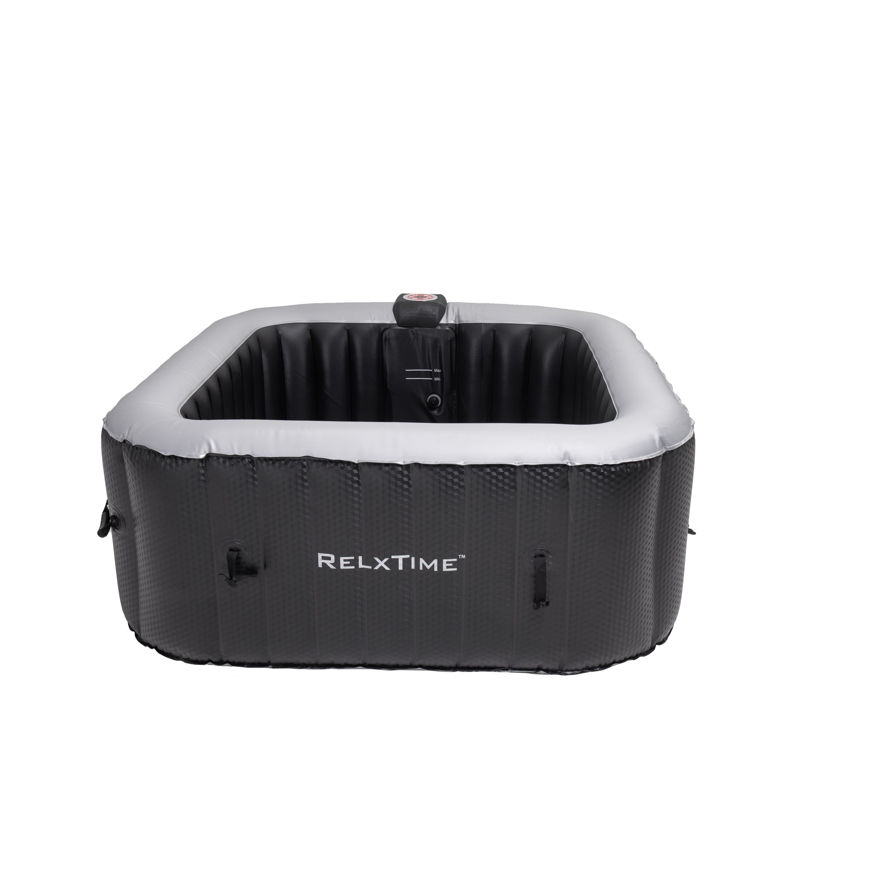 ZACHVO 120 Volt 3 - Person 120 - Jet Square Inflatable Hot Tub in Black ...