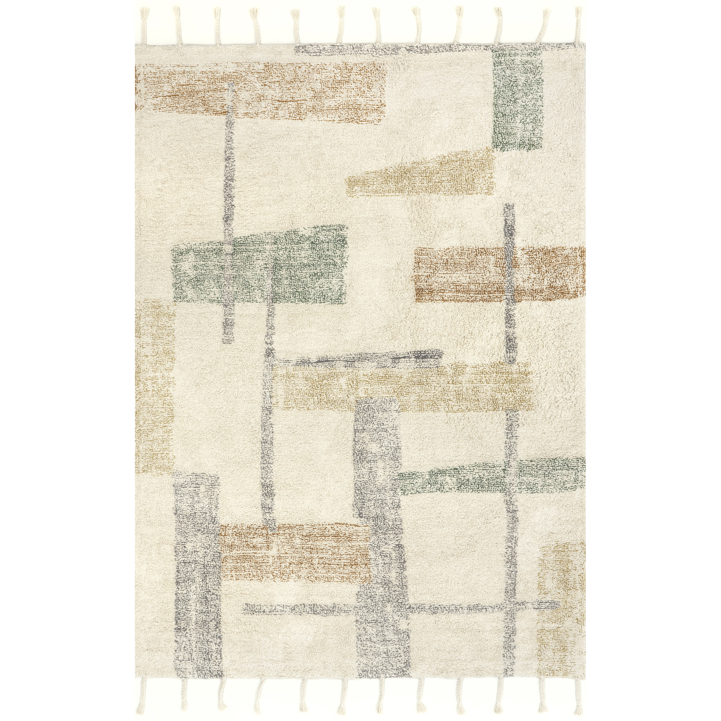 Arvin Olano x Rugs USA Rancho Abstract Ivory Area Rug & Reviews ...