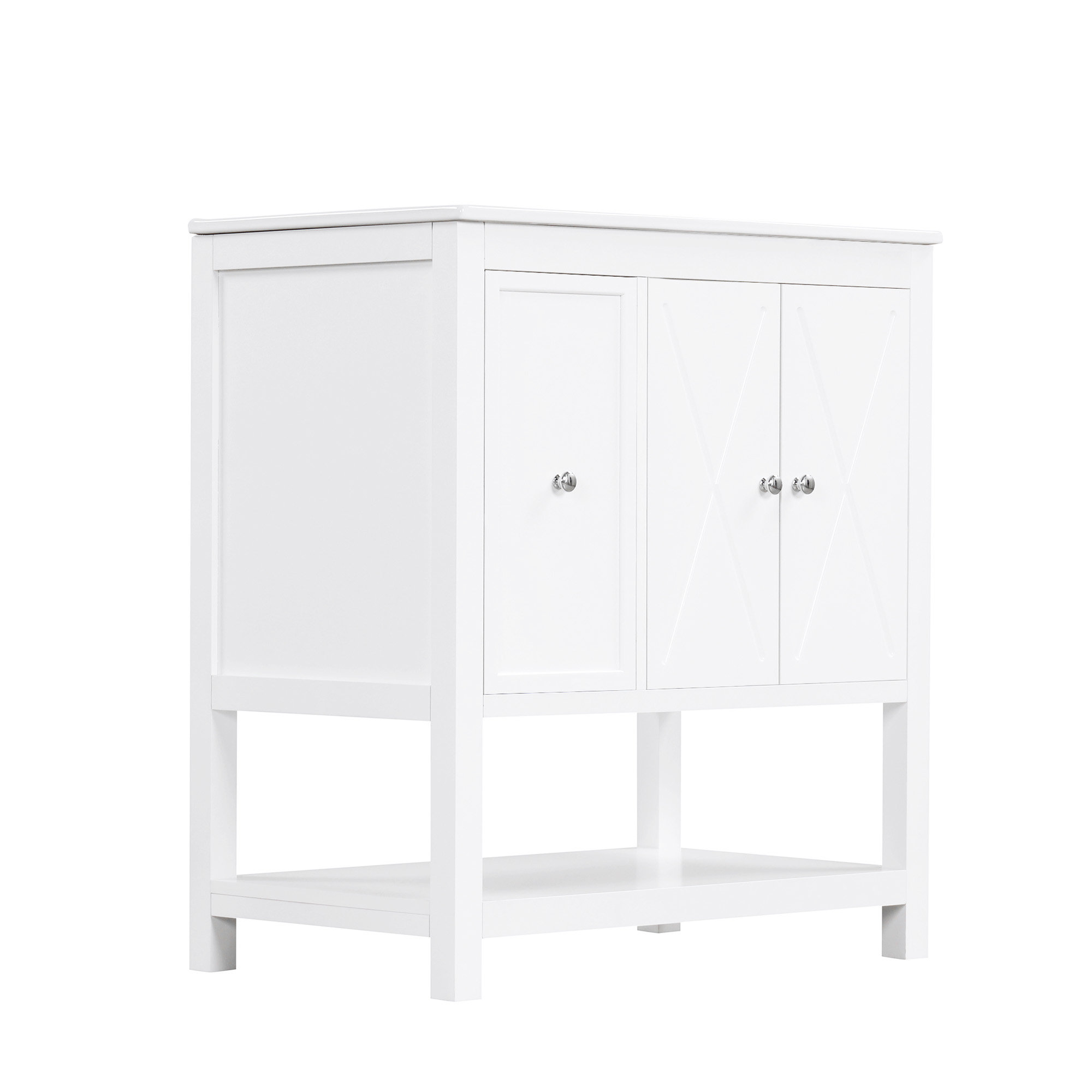 Breakwater Bay Stylish Bathroom Vanity With Sink, Ample Storage, And ...
