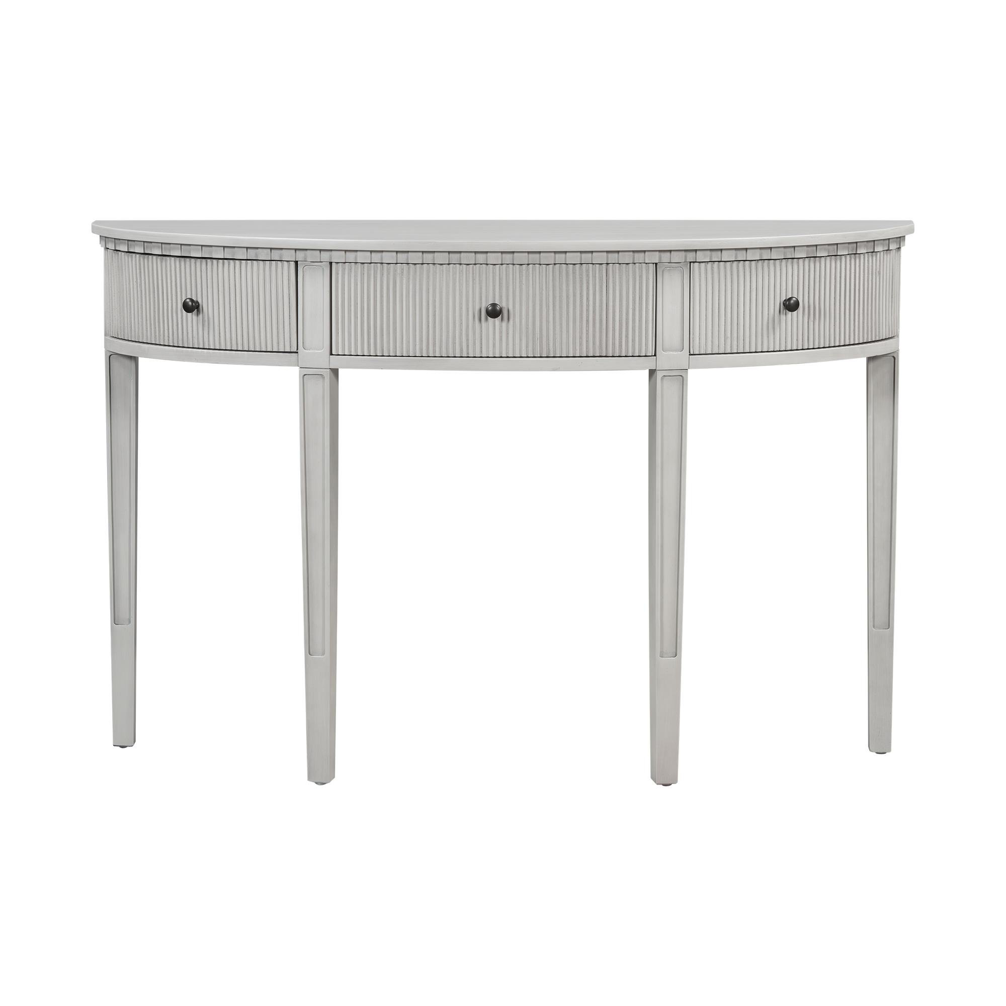 Latitude Run® Distinctive Features of Pine Veneer Console Table with ...