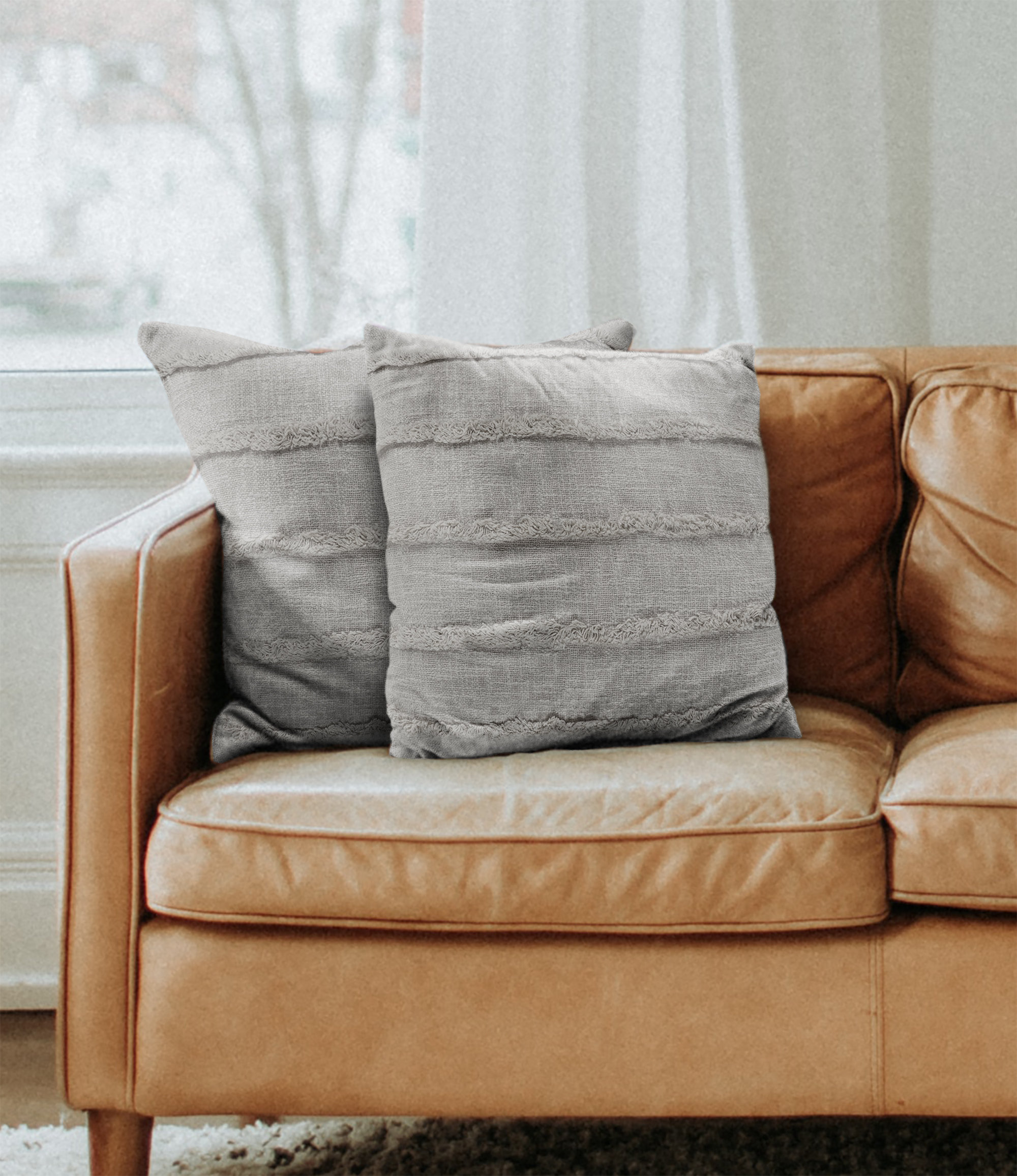 Rajani Home Ruffled Throw Pillow Set | Wayfair