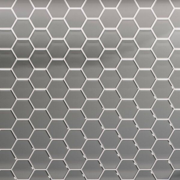 Tile Connection 3" Beehive 10.25in.x11.75in. Glass Mosaic Tile | Wayfair