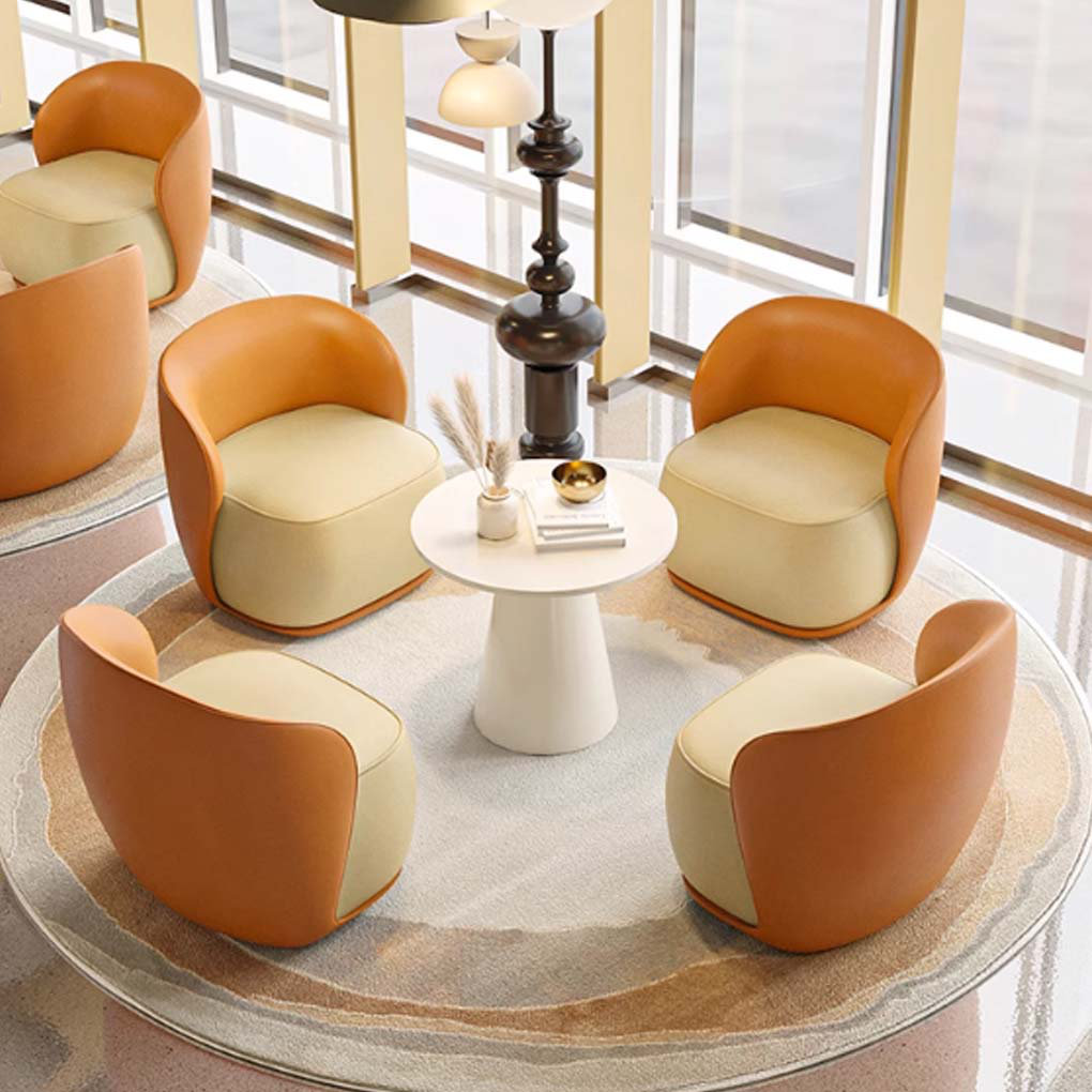 Lumina Home 5 - Piece Faux Leather Reception Set (Table Included) | Wayfair