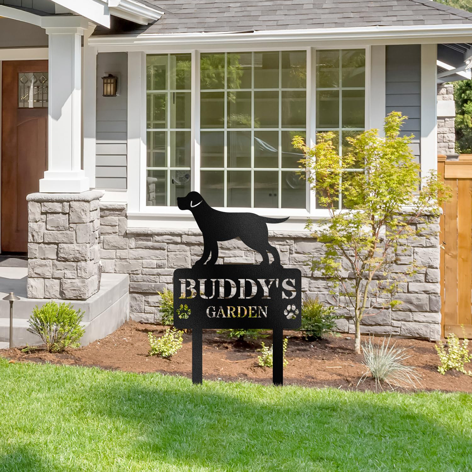 SIGNLEADER MAY32 Custom Metal Signs Metal Name Sign Metal Stake Art ...