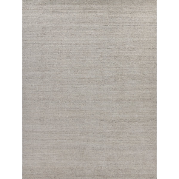 Exquisite Rugs Catalina Hand-Loomed Synthetic Silver Area Rug | Perigold