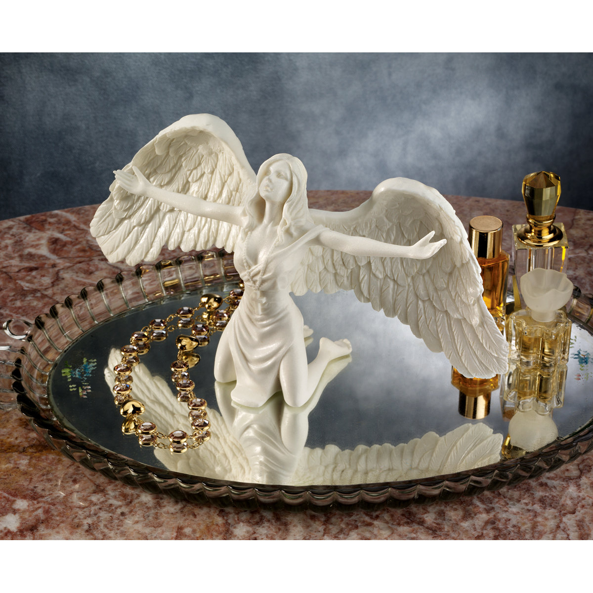 Design Toscano Heartbreak Angels Pray for Peace Figurine & Reviews ...