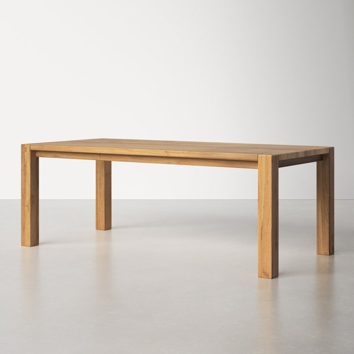 AllModern Dublin Extendable Solid Oak Wood Dining Table (82.5"-122 ...