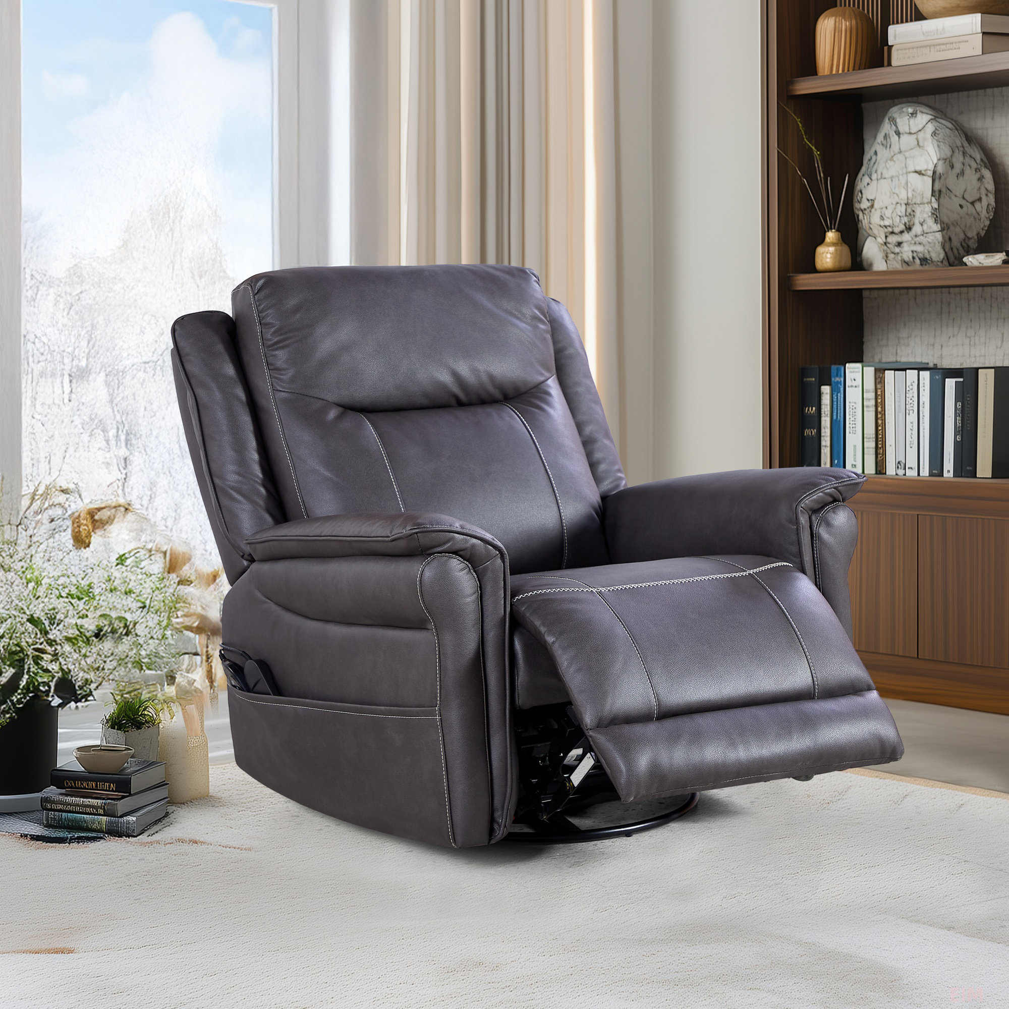 Hokku Designs Dual Motor Power Lift Recliner Chair For Elderly Infinite ...