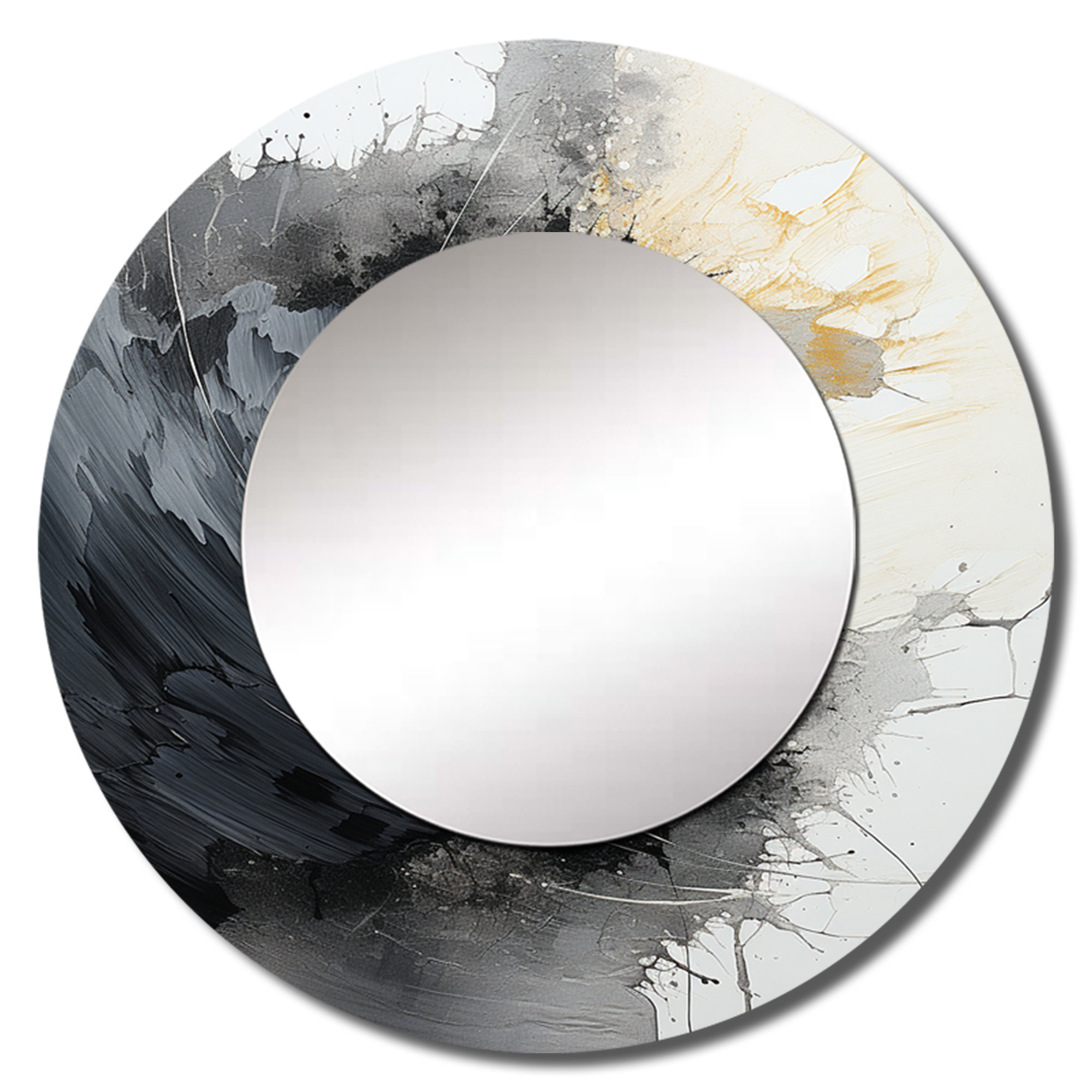 East Urban Home Selihom Contrasting Harmony II - Abstract Spirals ...