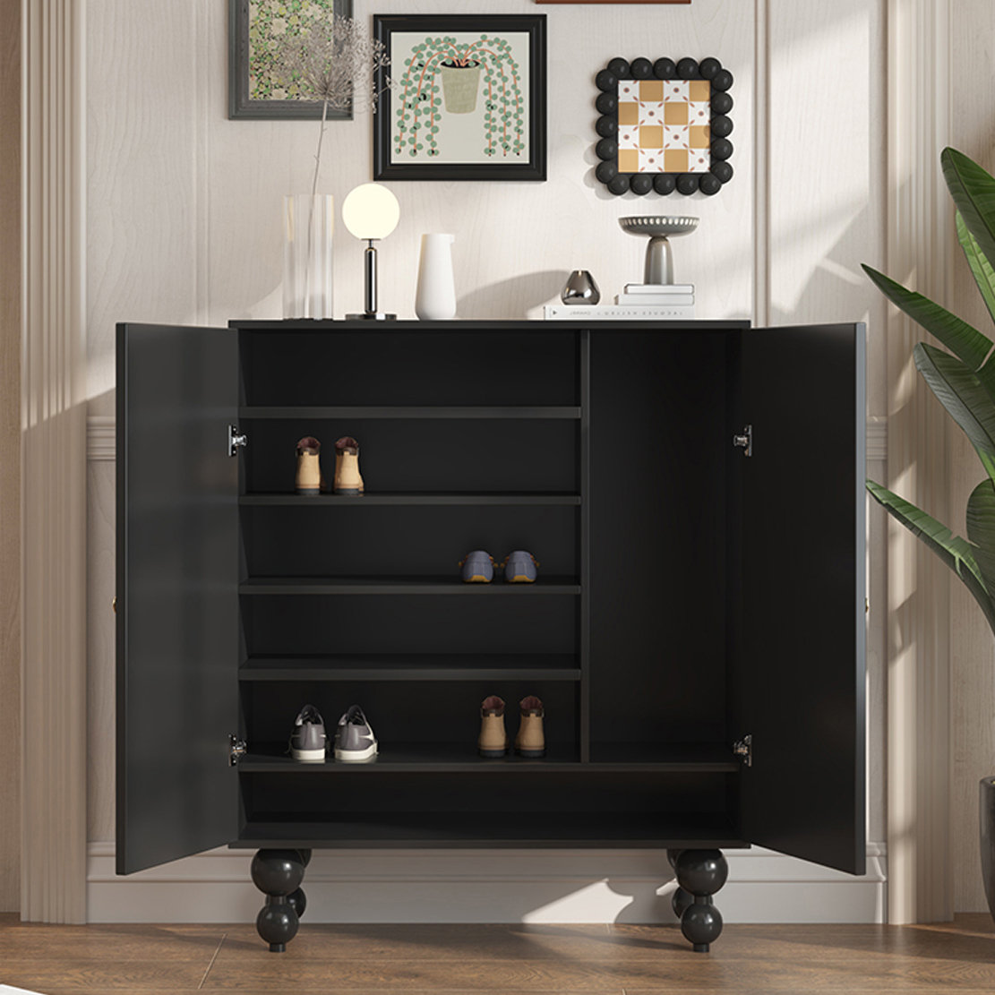 Canora Grey Cream style shoe cabinet - Wayfair Canada