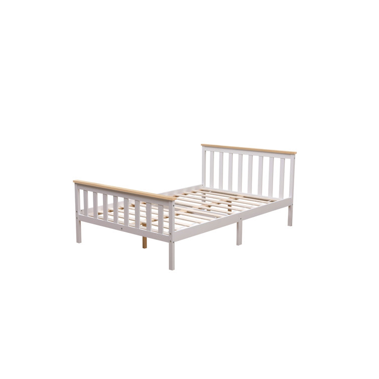 Marlow Home Co. Acesen UK Small Double - 4ft - 120 x 190 cm Bed Frame ...