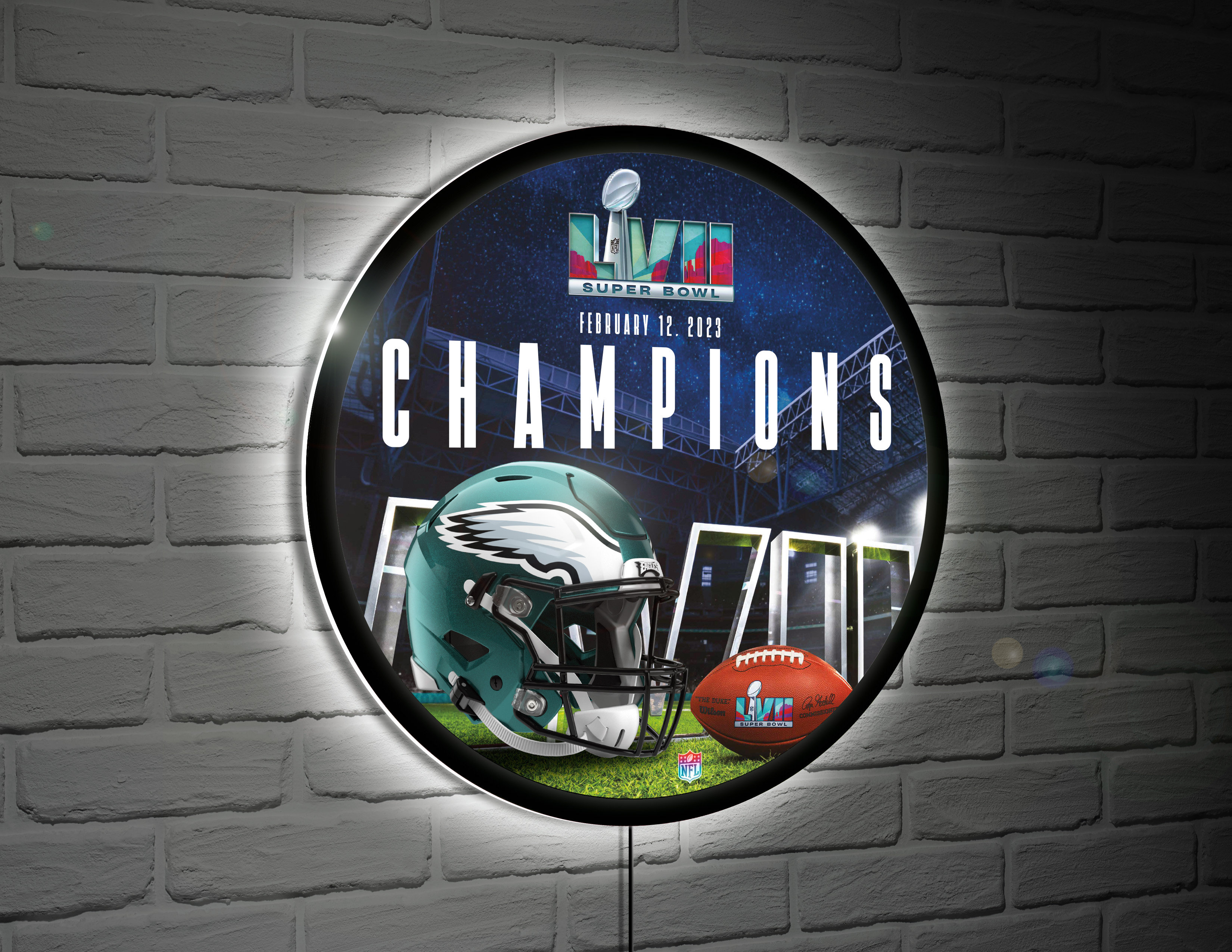Evergreen Enterprises, Inc SB57 Champions, Philadelphia Eagles Wall ...