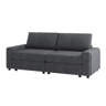 Ebern Designs Grandon 89" Modern Loveseat Sofa with Square Arms ...