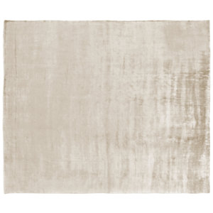 Exquisite Rugs Purity Handmade Hand Loomed Bamboo Silk Ivory Area Rug ...