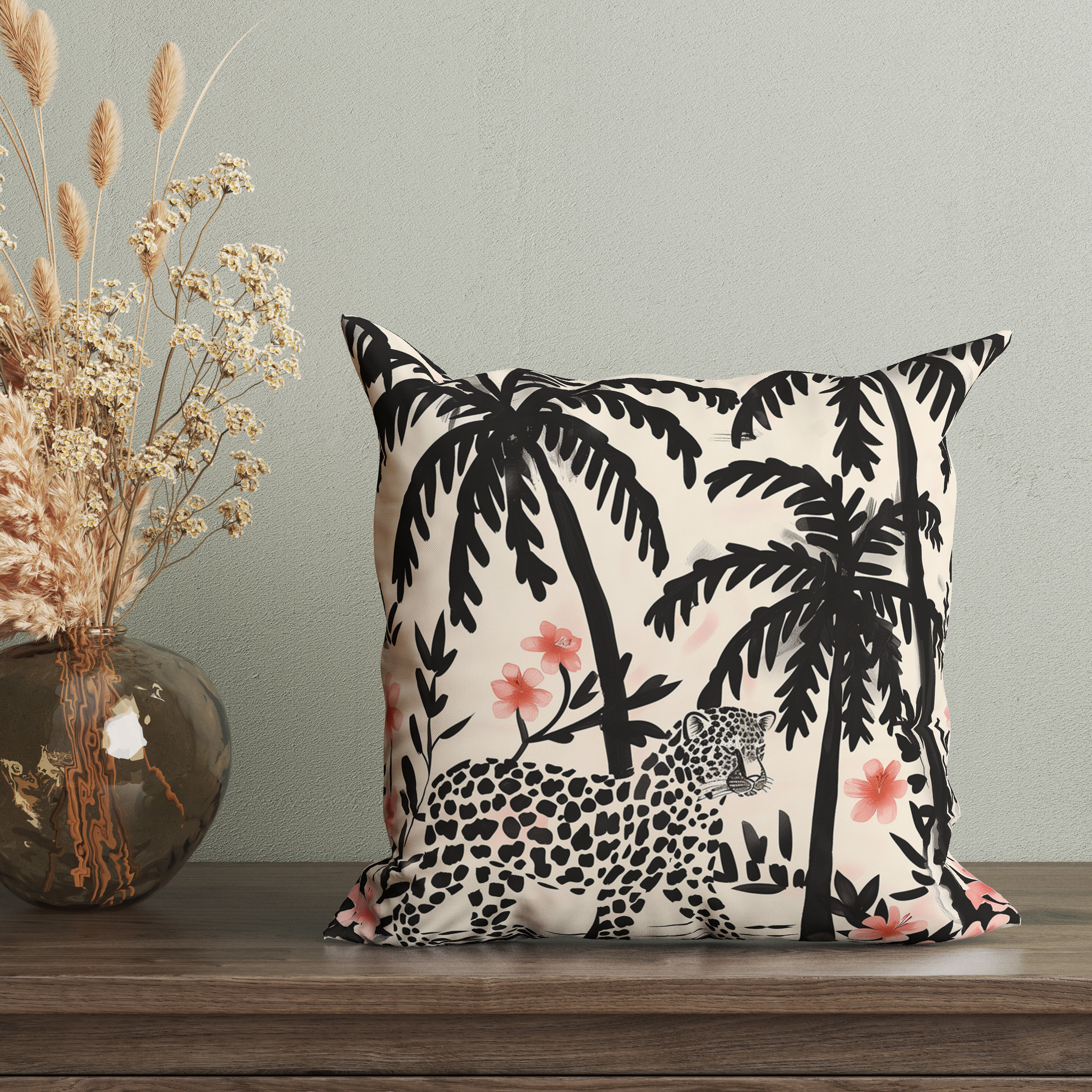 Days End Designs Lily Jungle Throw Pillow Cover | Wayfair