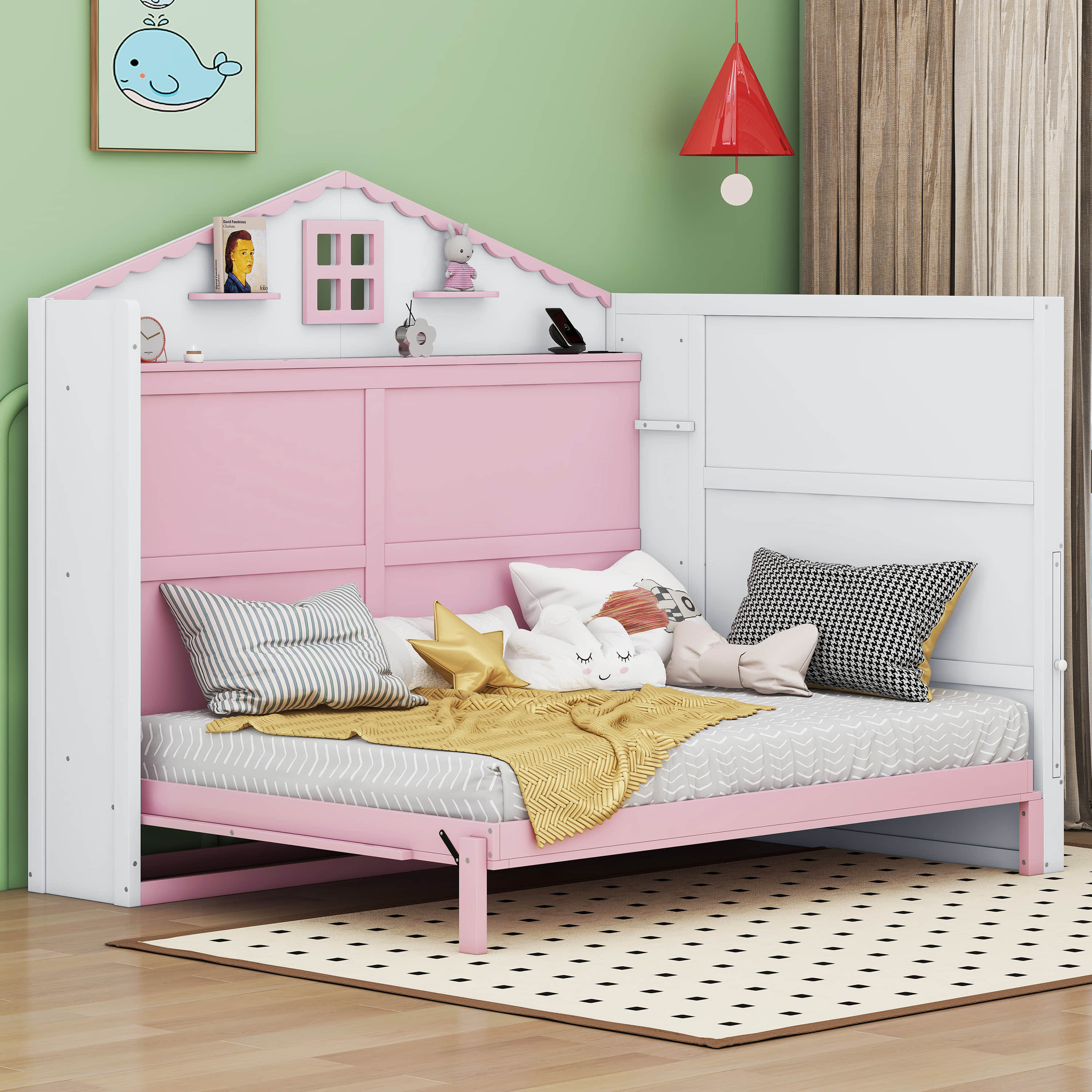 Harper Orchard Jarrodd Murphy Storage Bed | Wayfair
