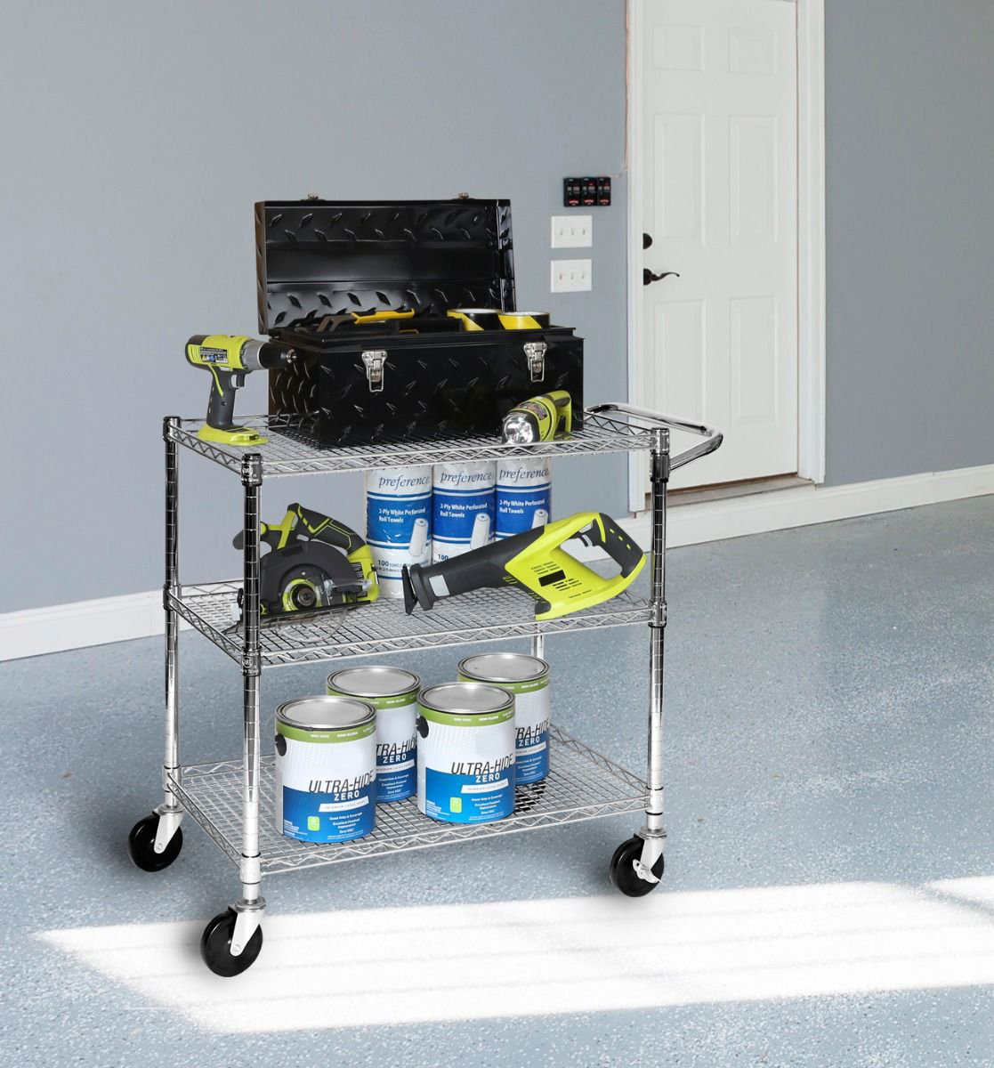 Seville Classics NSF-Certified Utility Cart with Wheels & Reviews ...