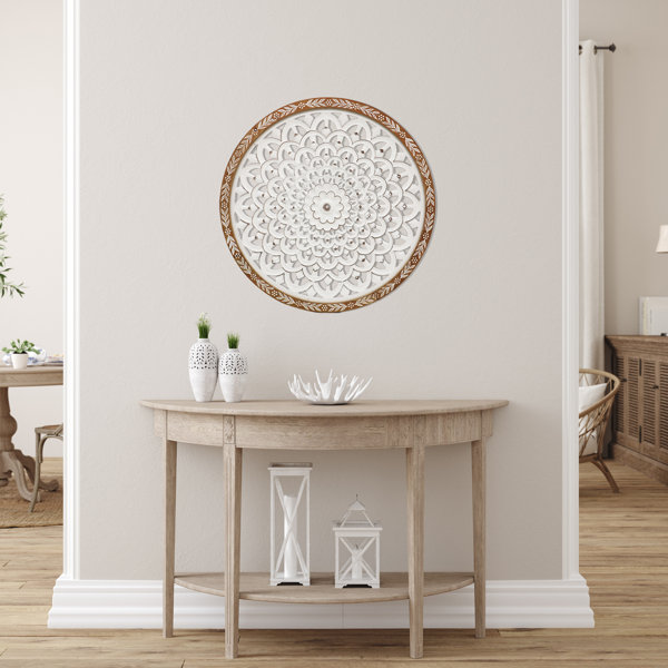Ophelia & Co. 24.8'' Carved Wall Wart, Bohemian Wall Sculpture | Wayfair