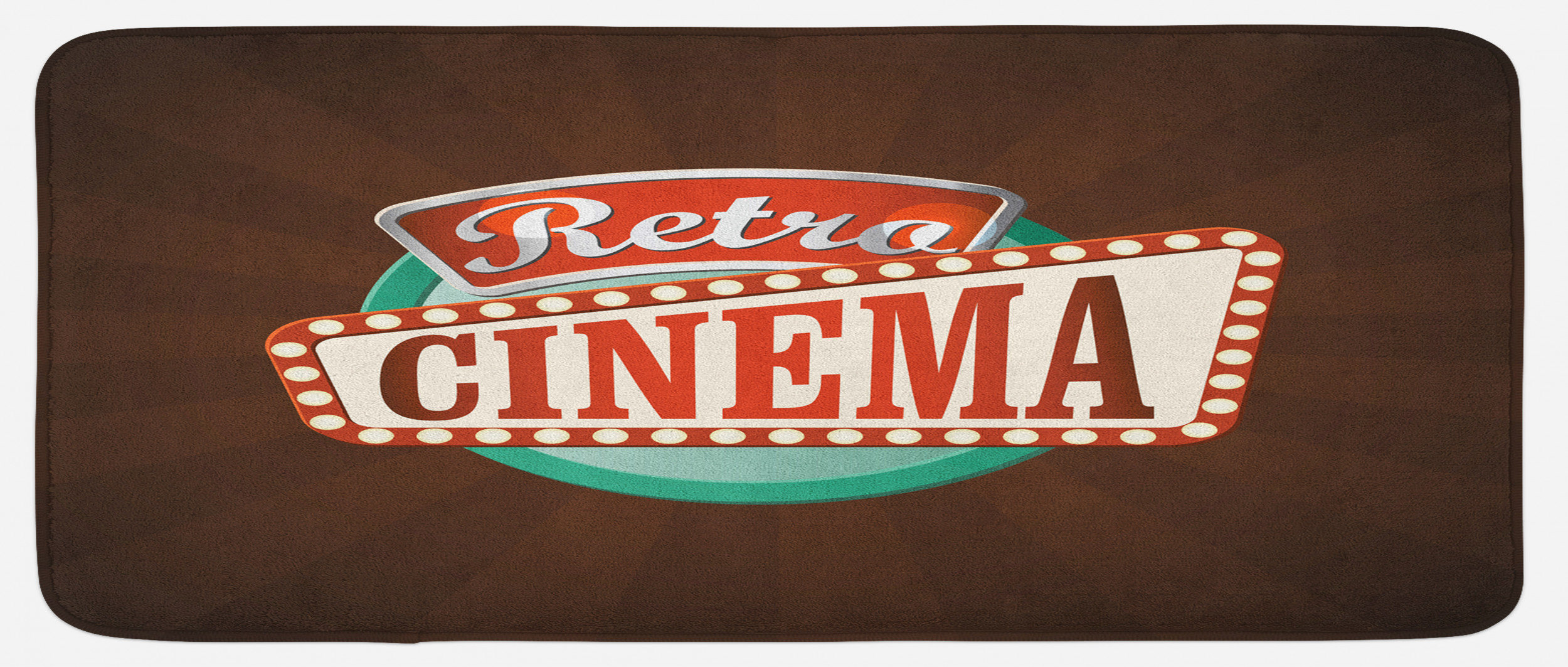 East Urban Home Movie Theater Kitchen Mat | Wayfair