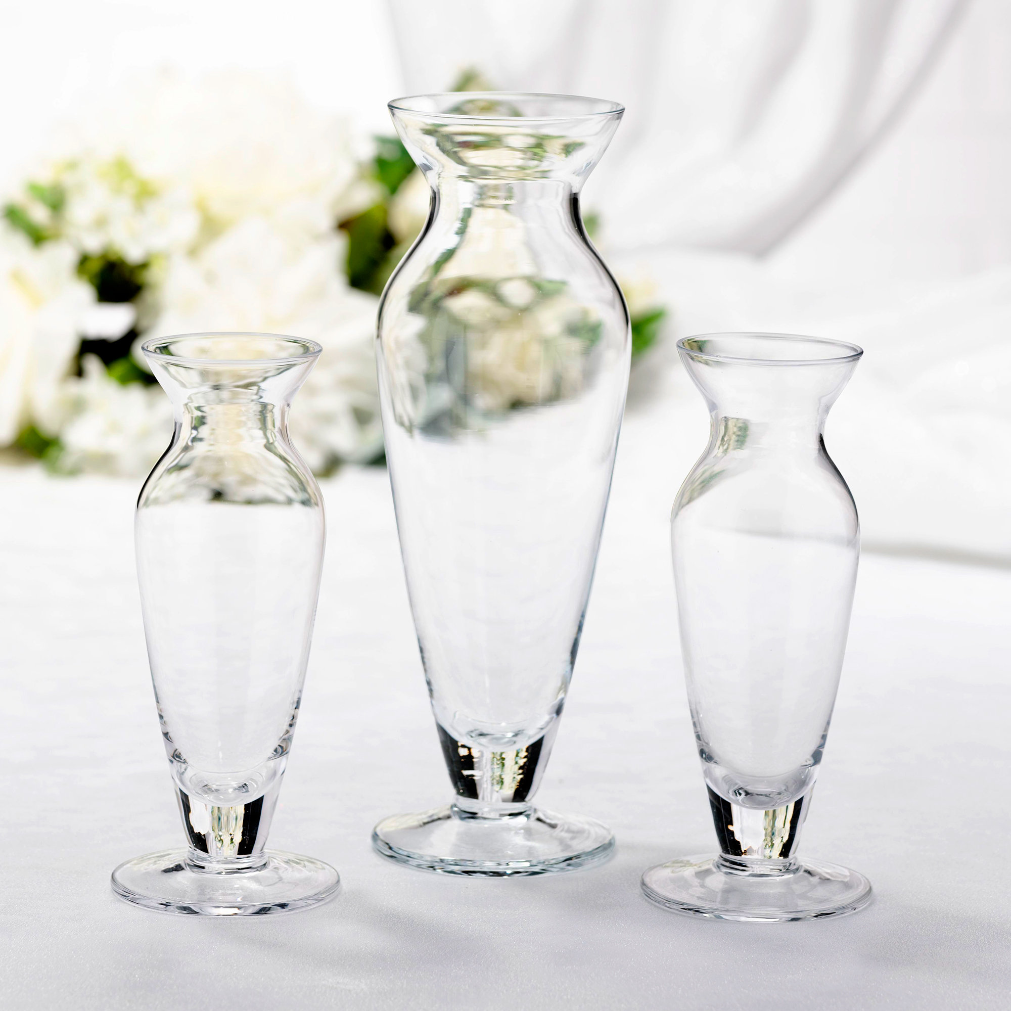 Lillian Rose Glass 3 Piece Vase Unity Sand Ceremony Set - Wayfair Canada
