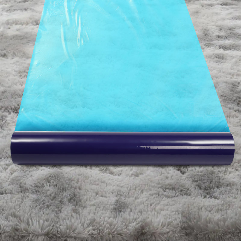 YINXIER 36'' W x 6000'' L Plush Cut Peel And Stick Polypropylene Carpet ...