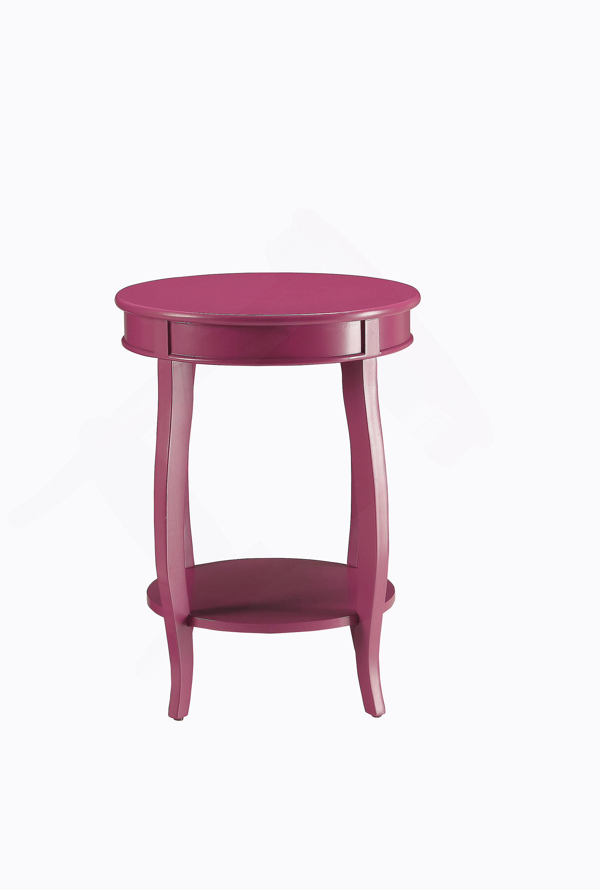 Dakota Fields Aberta Purple Color Accent Table With 1 Layer Of Storage | Wayfair