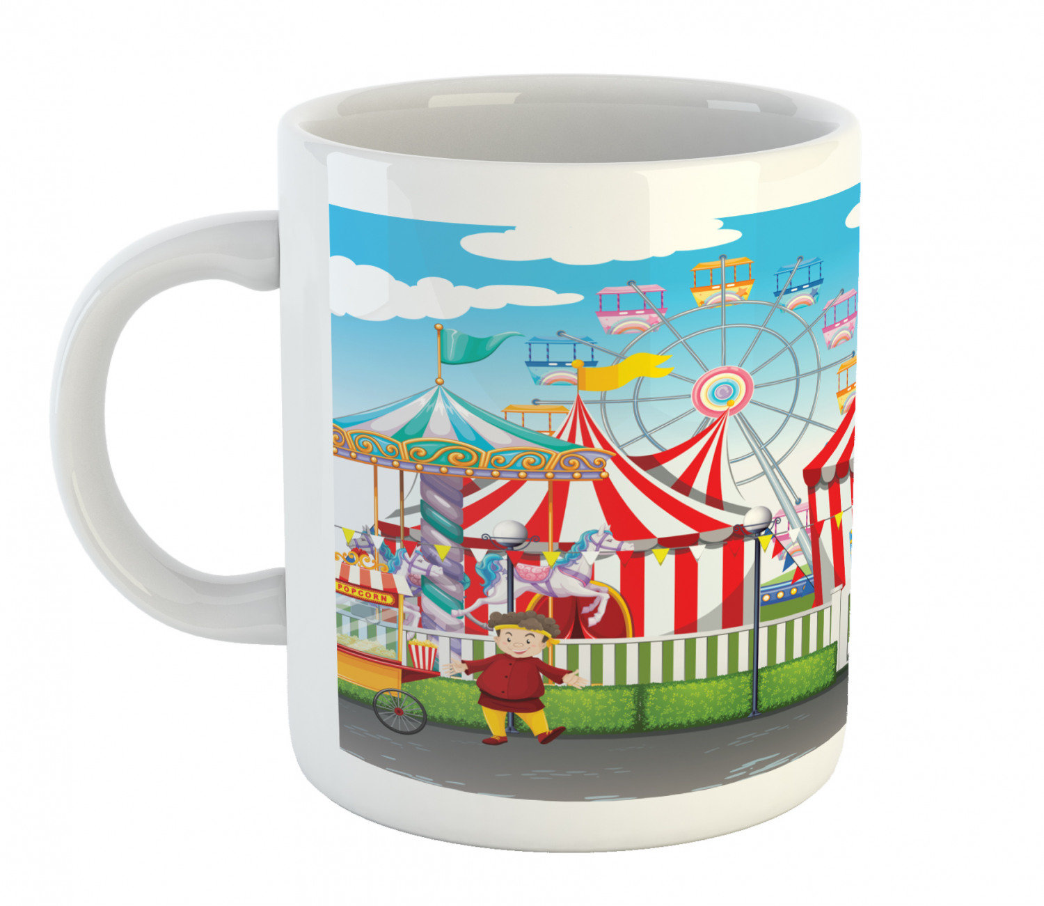 East Urban Home Circus Coffee Mug | Wayfair