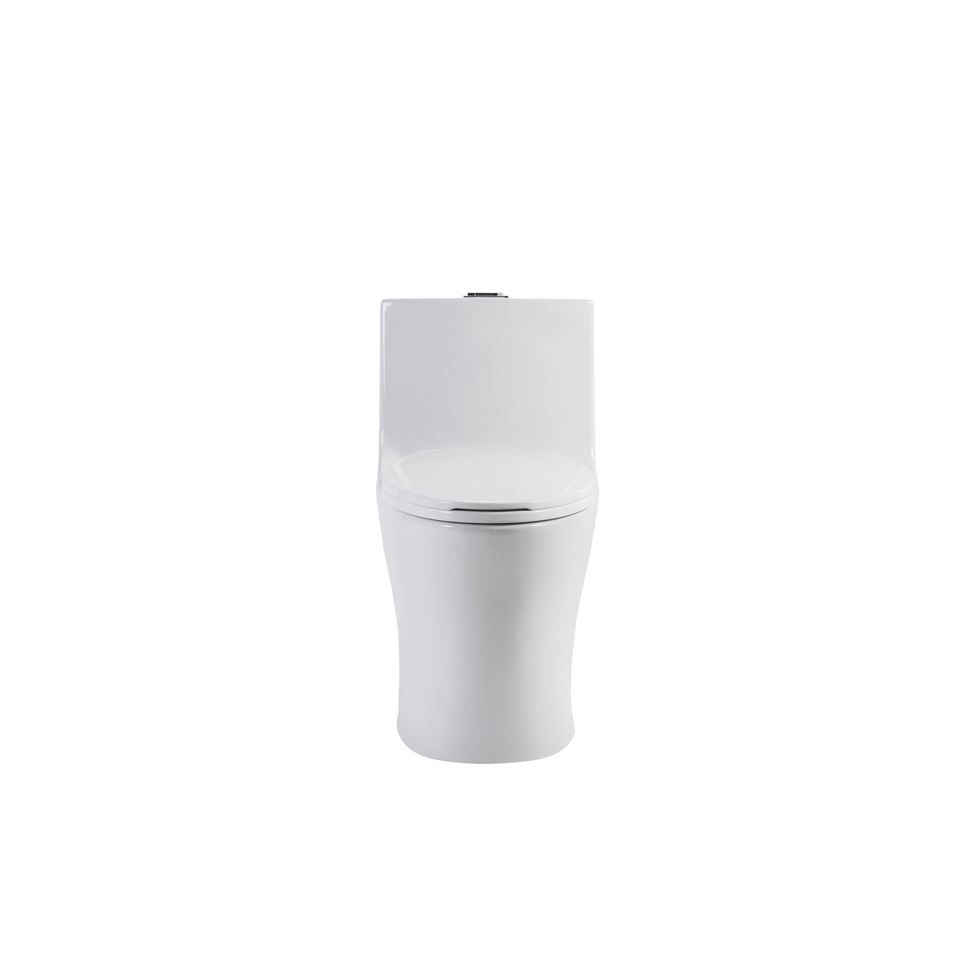 EchoElegance 1/1.60 Toilet In Gloss White. Water Saving Bathroom Toilet ...