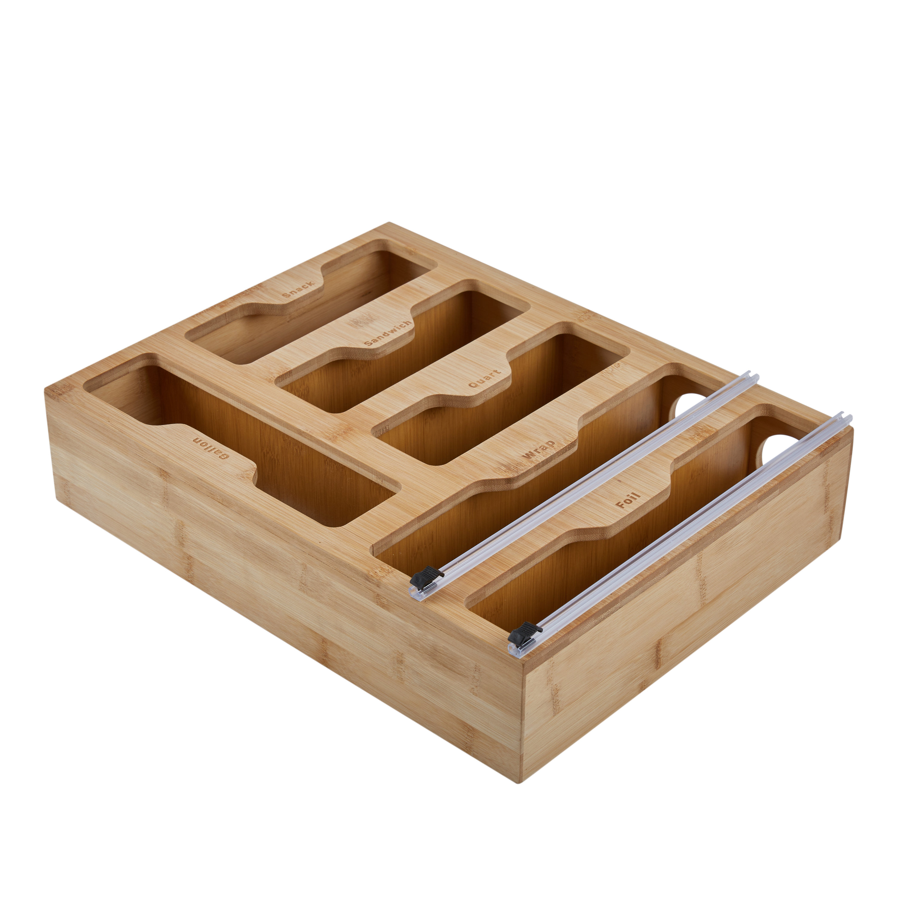 Bay Isle Home™ Bay Isle Home Bamboo Kitchen Drawer Organizer | Wayfair
