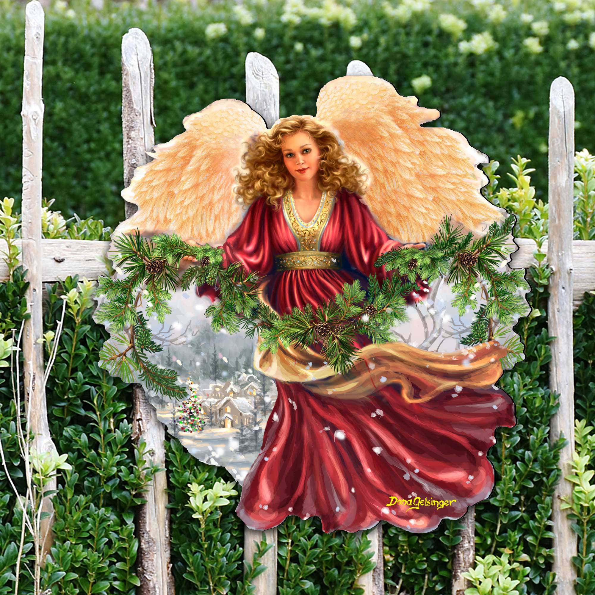 The Holiday Aisle® Snowfall Angel Wall Decor - Wayfair Canada