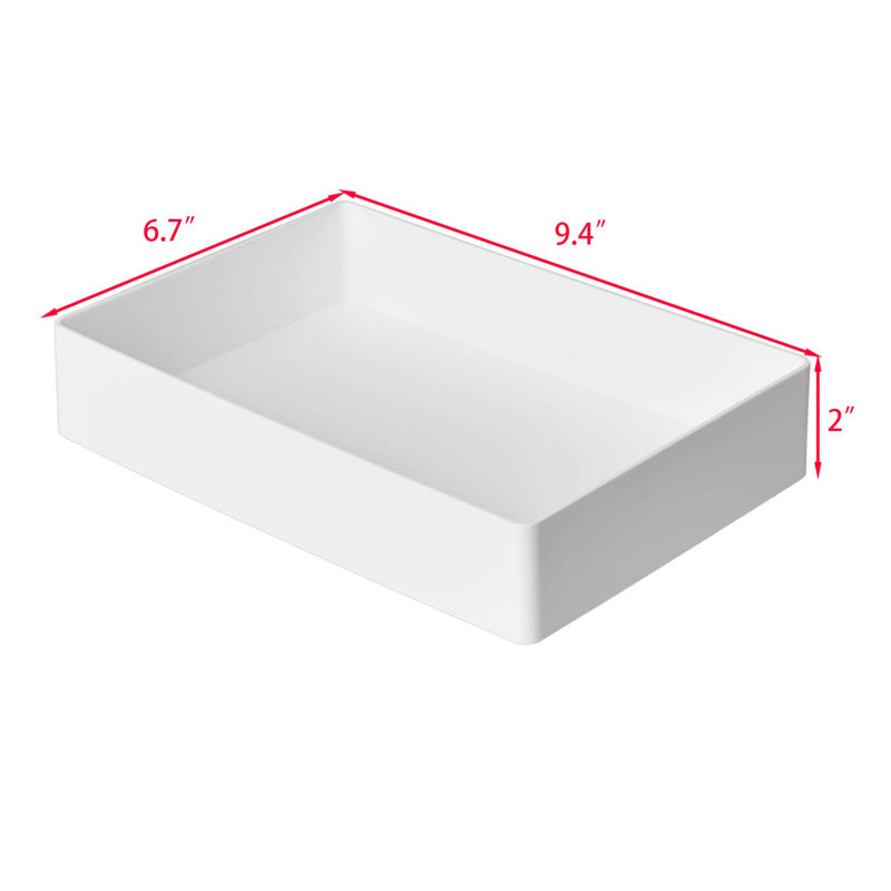 Ivy Bronx Rectangular Plastic Desk Organizer | Wayfair