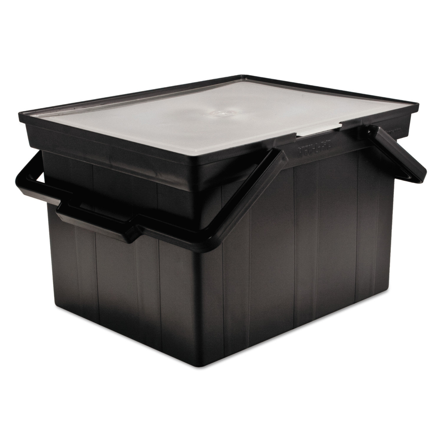 Advantus Corp. Companion Portable File Storage Box, Legal/Letter ...
