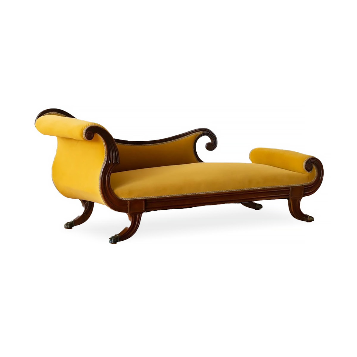 Finesse Furni French Chaise Longue Sofa In Bedroom, Fabric Sofa, Lounge ...