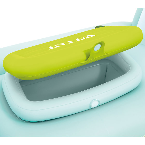 Intex Seascape Island Inflatable Water Lounge with Built In Cooler and ...