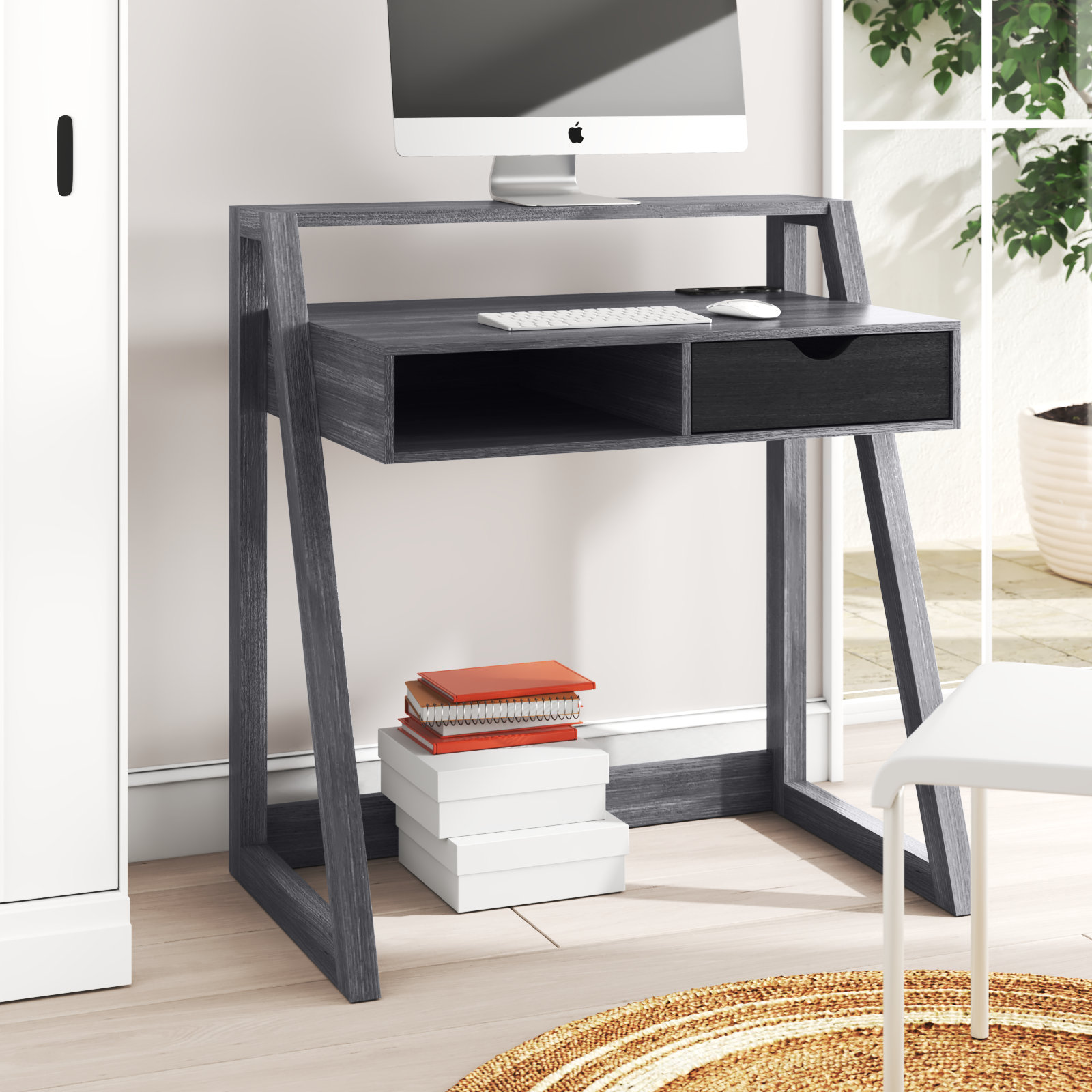 Laurel Foundry Modern Farmhouse® Desk with Built in Outlets | Wayfair