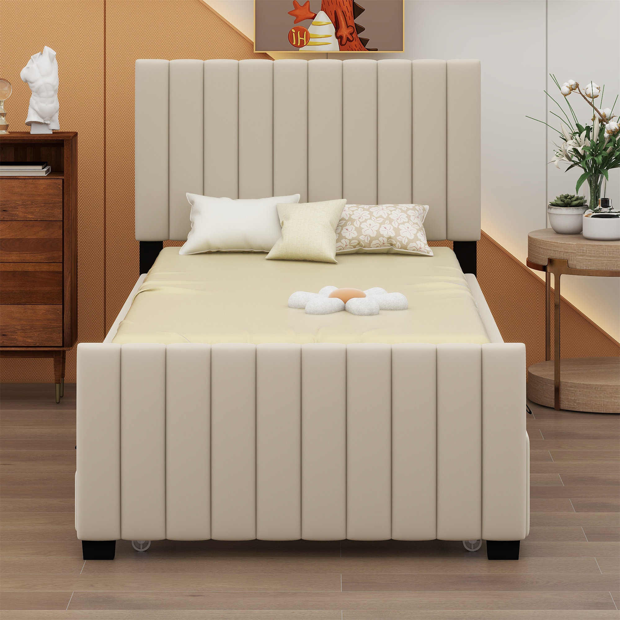 Ebern Designs Falke Upholstered Panel Bed | Wayfair